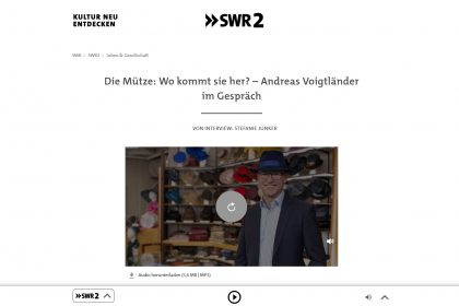 Die Mütze: Wo kommt sie her? – Andreas Voigtländer im Gespräch mit SWR2 ...